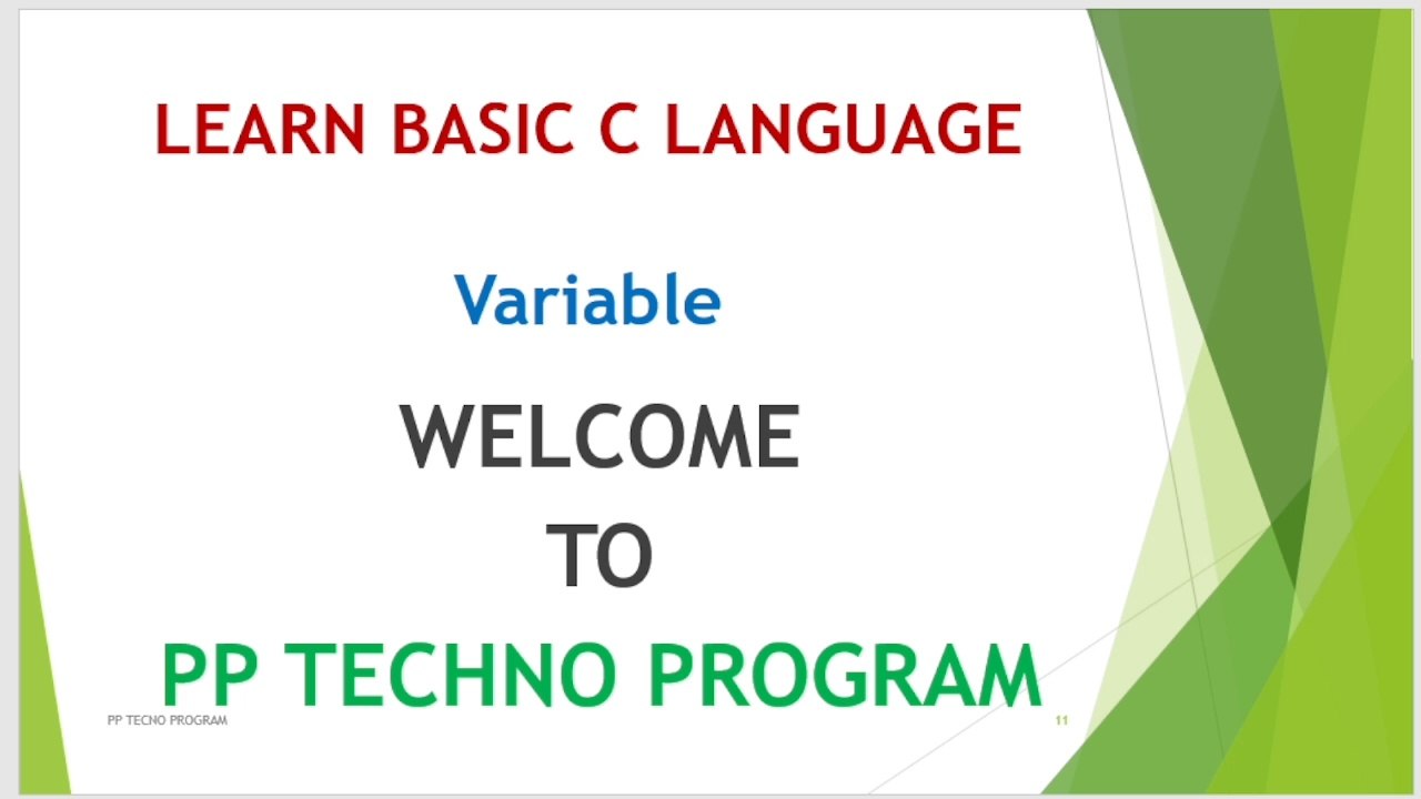 Variable in C Language || Learn C Language in Hindi | Basic C Language Tutorial | With Program ...
