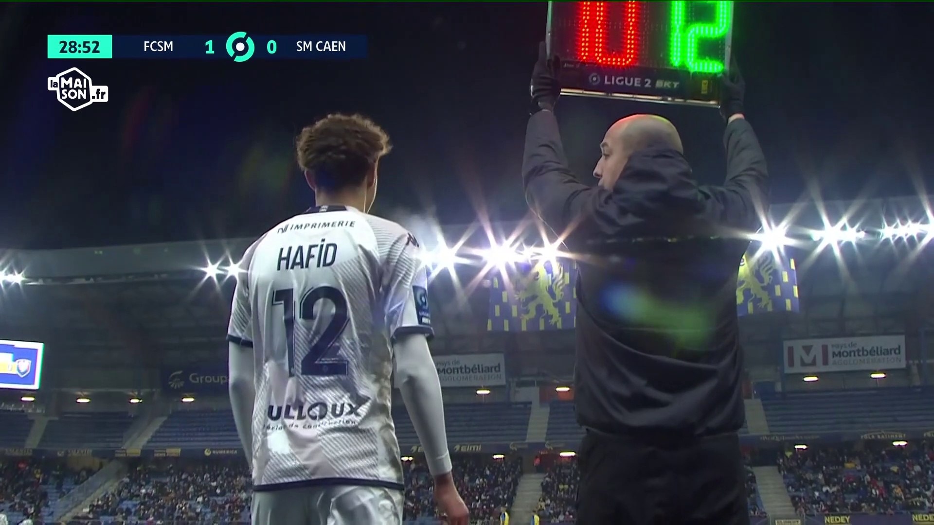 Mohamed Hafid a disputé ses premières minutes en équipe professionnelle ...