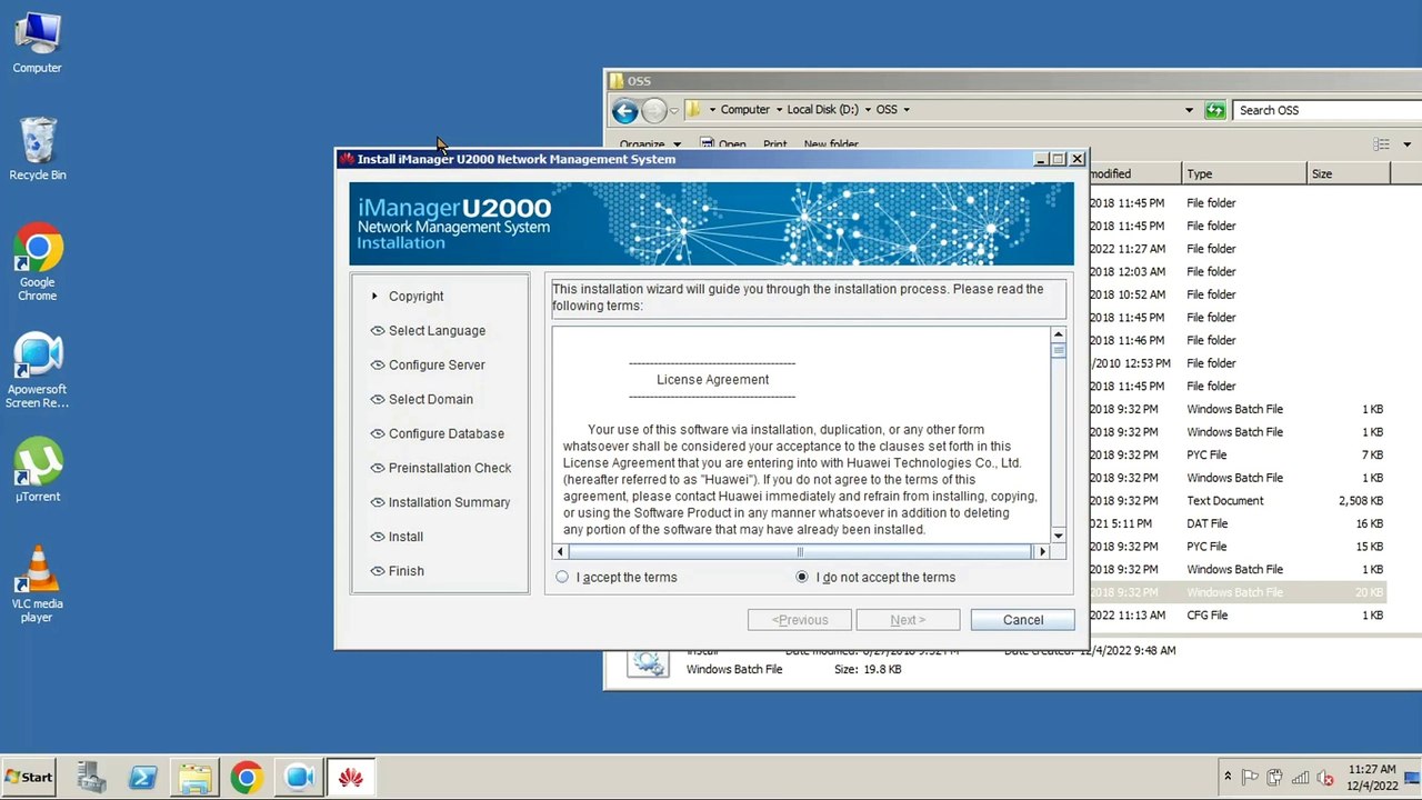 Huawei NMS U2000 - How to Install Huawei NMS U2000 in windows server - NMS U2000 Huawei - iTinfo ...
