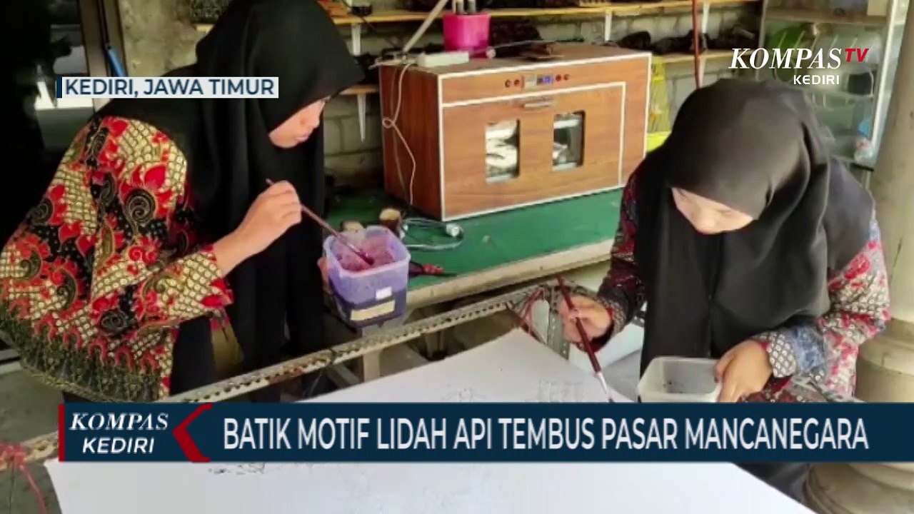 Batik Motif Lidah Api Berhasil Tembus Pasar Mancanegara - Video Dailymotion