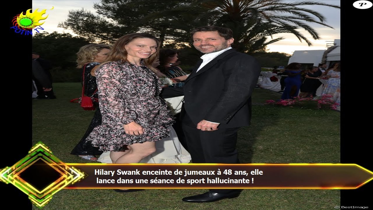 Hilary Swank enceinte de jumeaux à 48 ans, elle lance dans une séance ...
