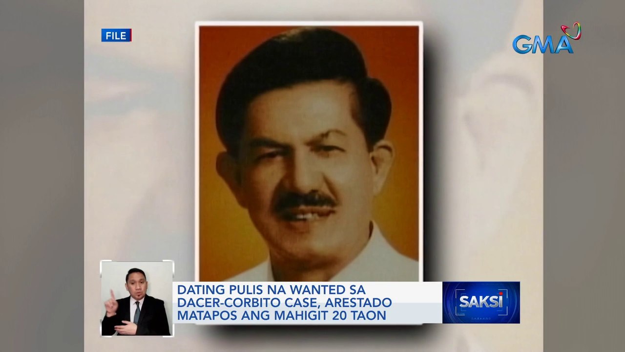 Dating pulis na wanted sa Dacer-Corbito case, arestado matapos ang mahigit 20 taon | Saksi ...