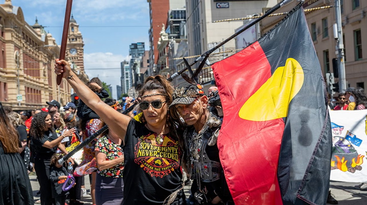 Australia: Indigenous protesters rally for abolition of 'Invasion Day ...