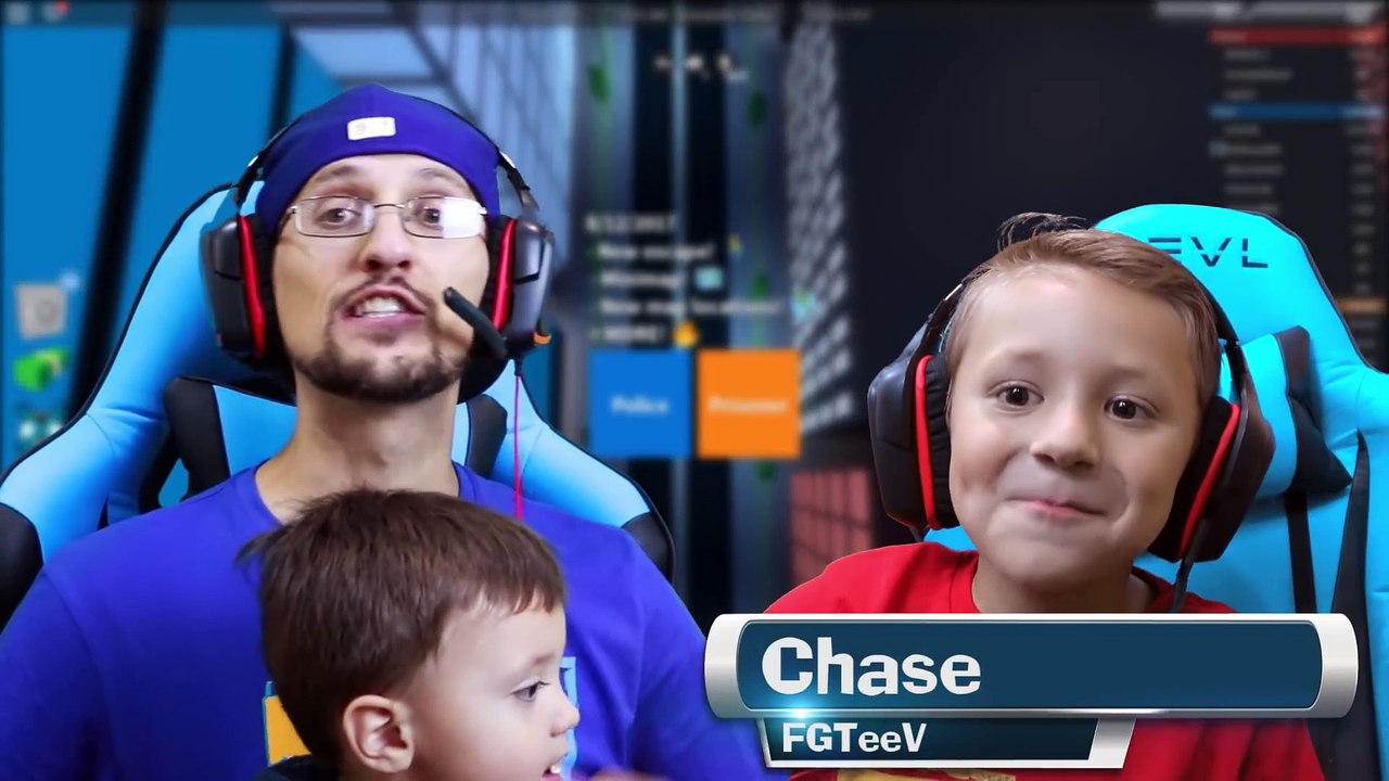 ROBLOX JAILBREAK! FGTEEV Escapes Jail @ 3am! Corrupt Cop Chase & Baby ...