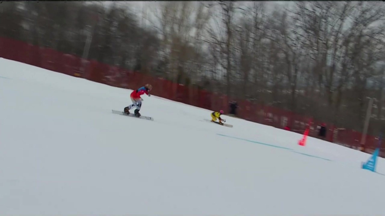 les finales du géant parallèle à Blue Mountain - Snowboard - CM - Vidéo ...