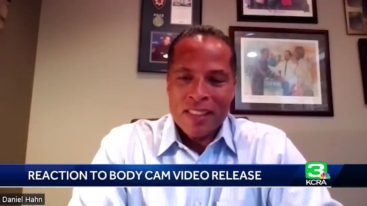 Former Sacramento Police Chief Daniel Hahn reacts to body camera ...