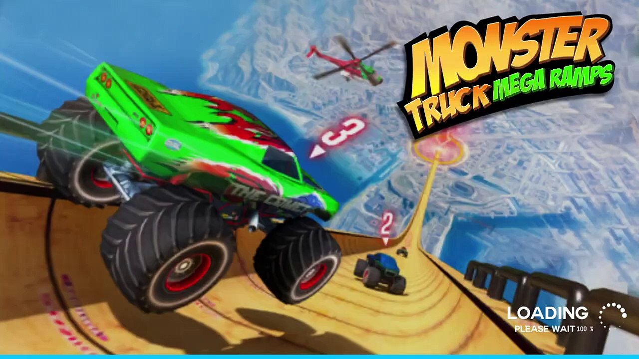 4x4 Monster Truck Mega Ramp 2023 V3 - Crazy Car Racing GT STUNTS Games - Android GamePlay #4 ...