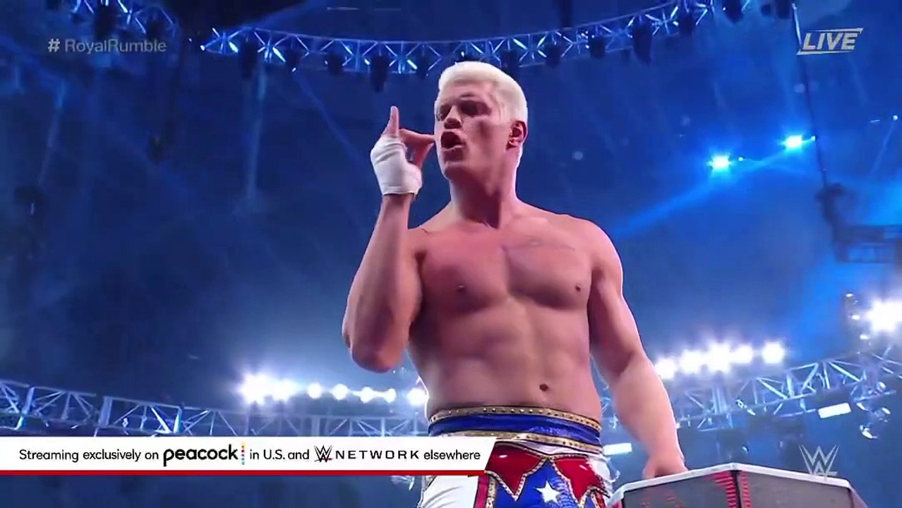 Cody Rhodes wins Royal Rumble Match 2023 - video Dailymotion