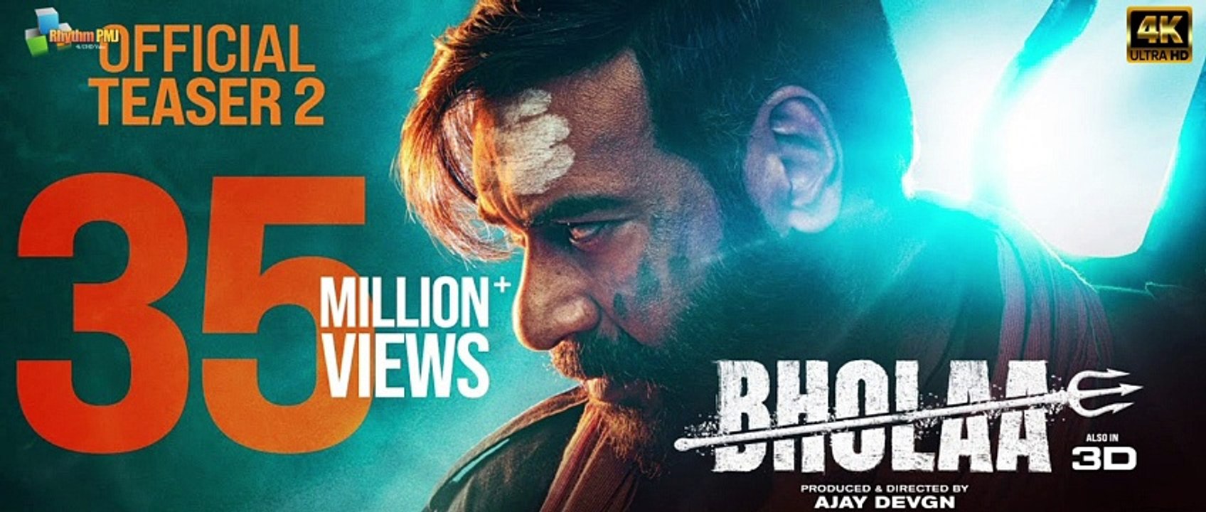 Bholaa Official Teaser 2 | Bholaa In 3D | Ajay Devgn | Tabu | 30th March 2023,4k uhd 2023 ...