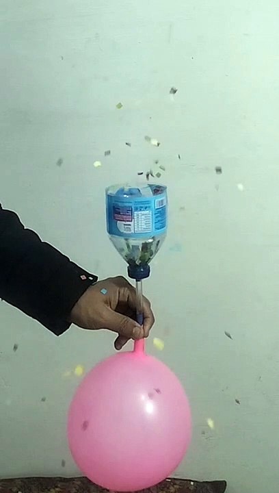 I made my own party popper.DIY Party Popper Balloon and Bottle: A Fun ...