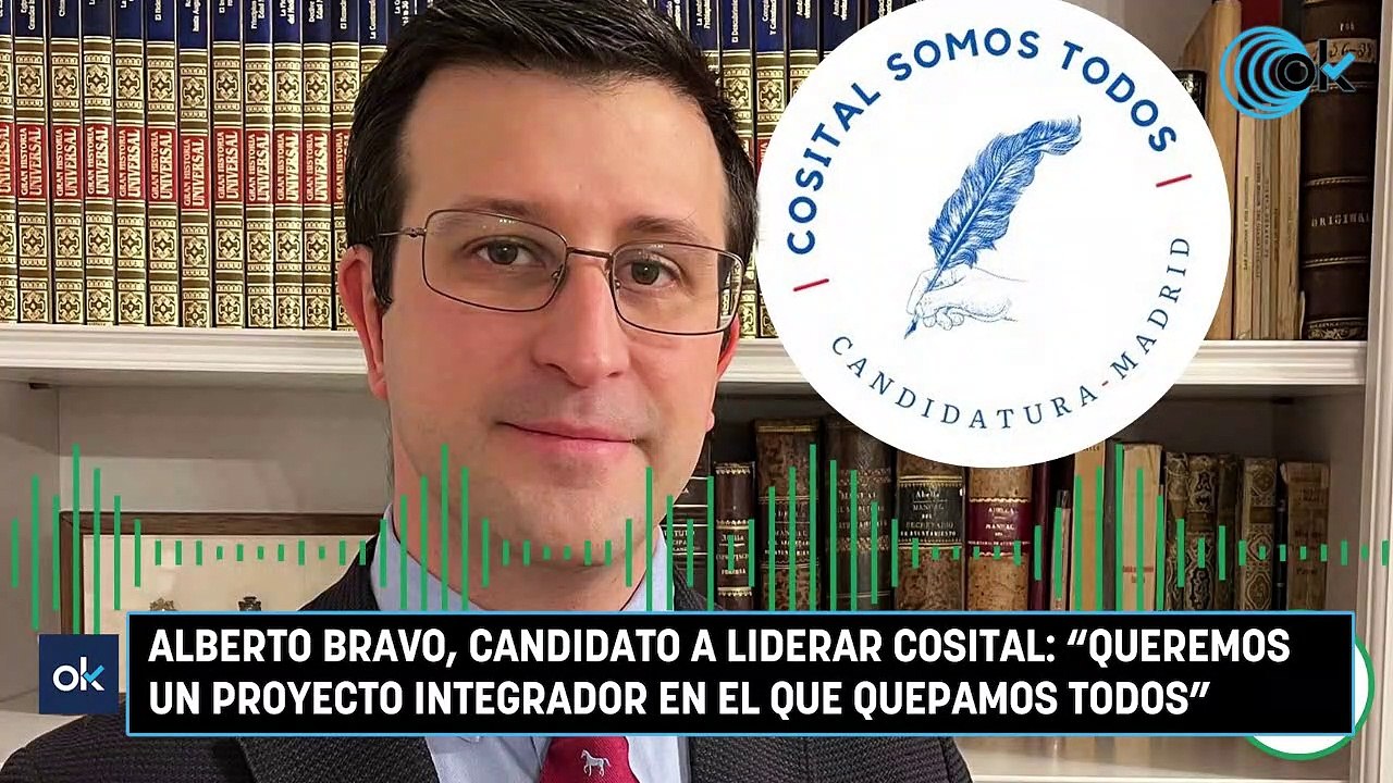 Alberto Bravo, candidato a liderar Cosital: "Queremos un proyecto ...
