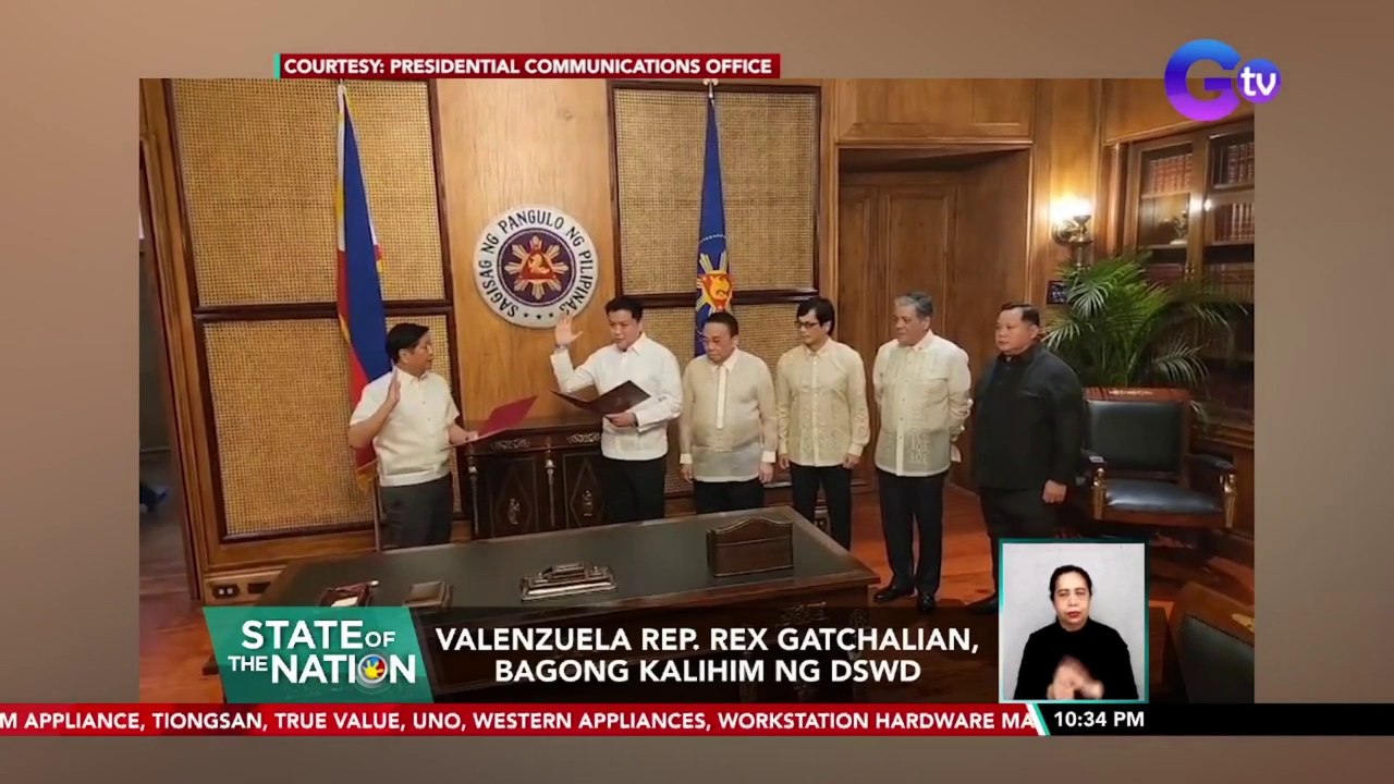 Valenzuela Rep. Rex Gatchalian, bagong kalihim ng DSWD | SONA - video ...