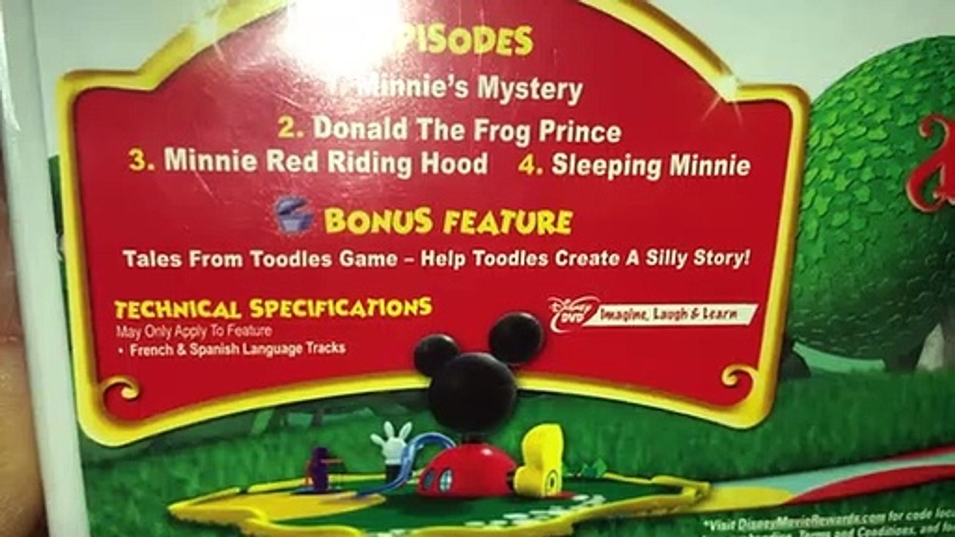 Mickey Mouse Clubhouse Minnie Red Riding Hood