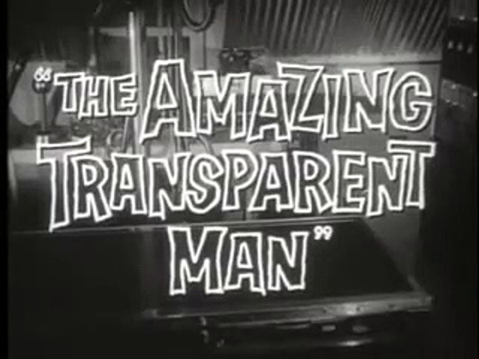 The Amazing Transparent Man | movie | 1960 | Official Trailer - video ...