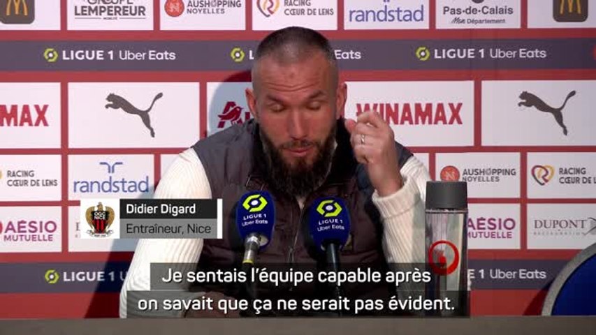 Ligue 1 : RC Lens - OGC Nice : Didier Digard - "Je sentais l'équipe capable de gagner à Lens"