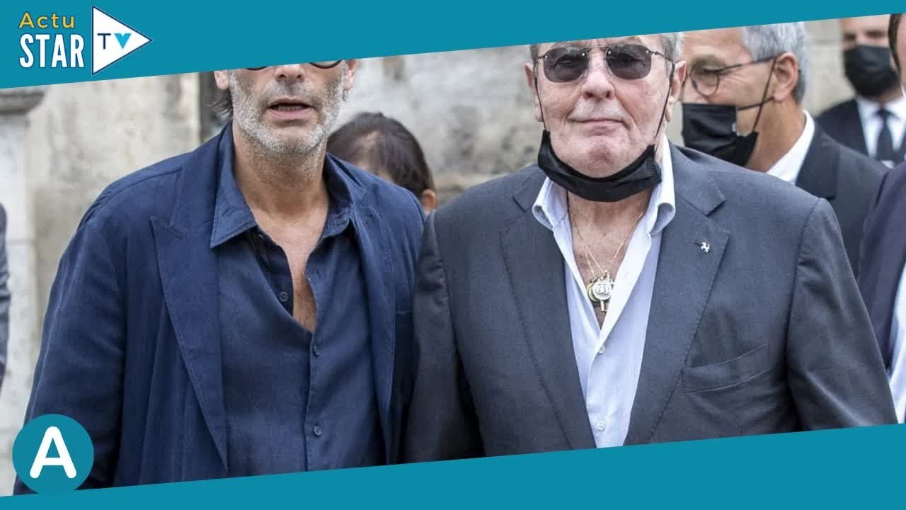 Anthony Delon Retrouvailles Au Naturel Avec Alain Delon Capturées Par
