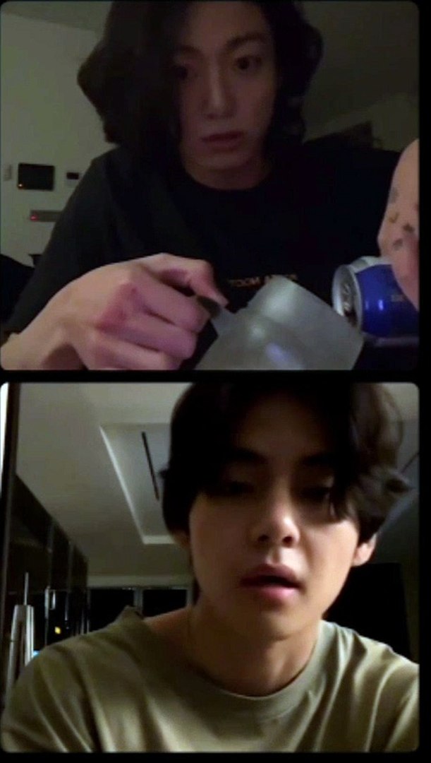 Jungkook And V Selca