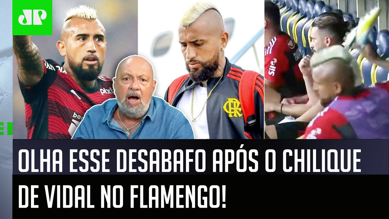 "O Vidal TEM NOÇÃO do que é o Flamengo? Ele GANHA R$ 1,1 MILHÃO por mês ...