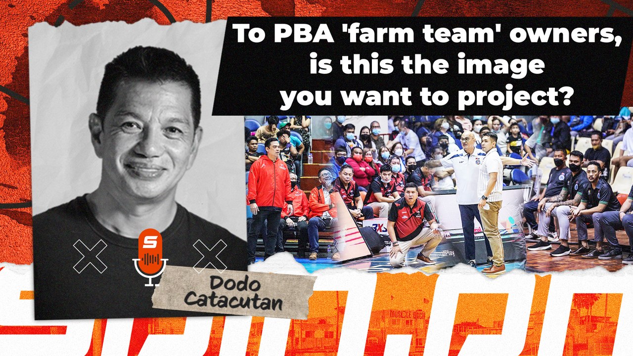 To PBA 'farm team' owners, is this the image you want to project ...