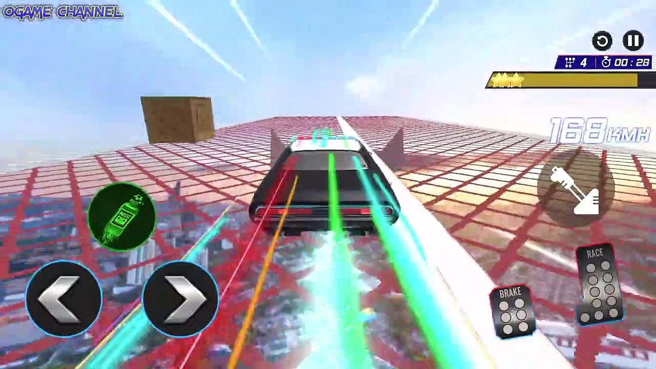 Police Flying Car Stunt Game 2023 - Extreme Mega Ramp Racing Driver Simulator - Android GamePlay ...