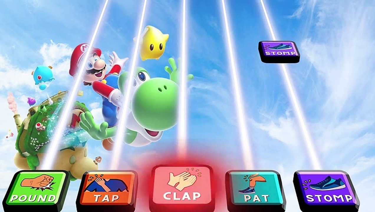 Super Mario Body Percussion & Rhythm Play Along-Level-1─影片 Dailymotion