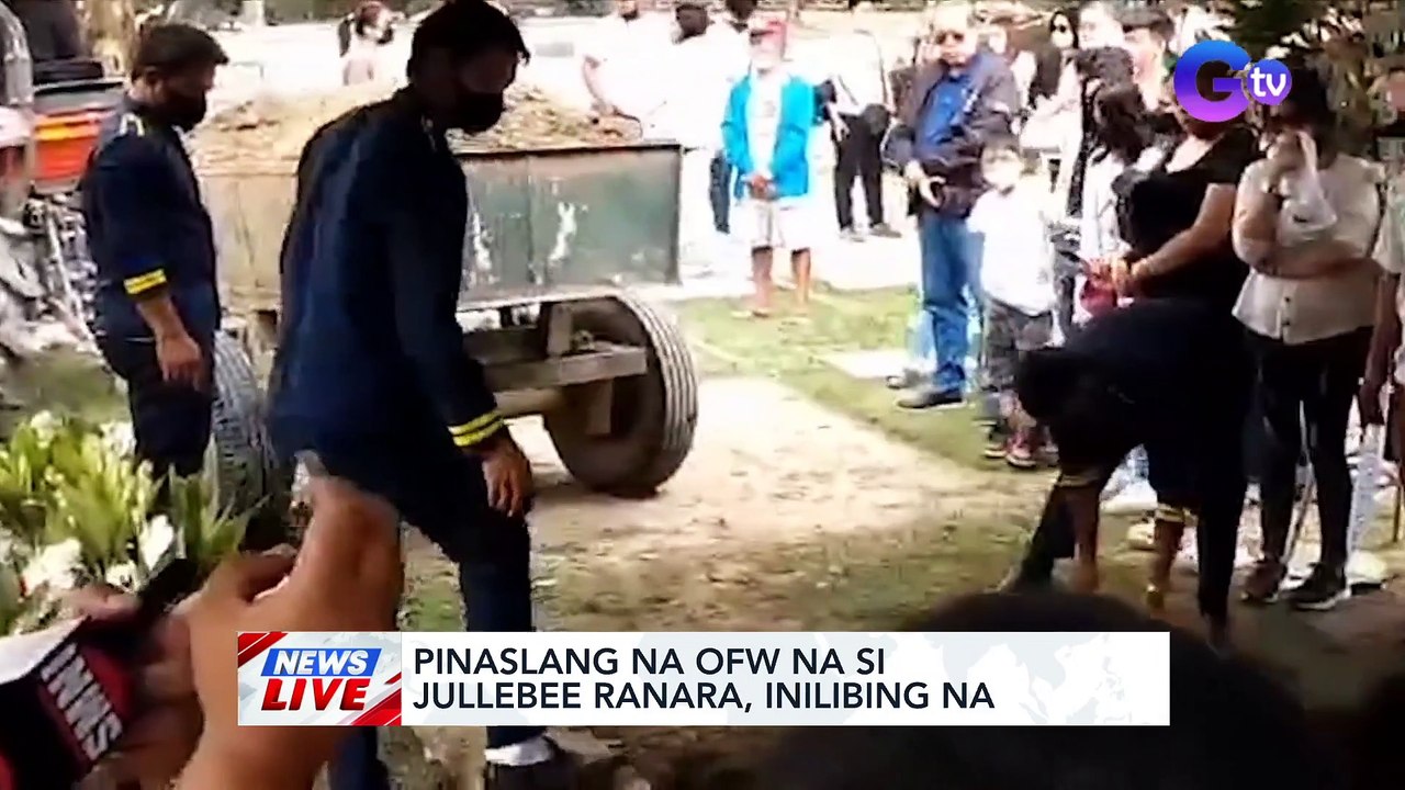 Pinaslang na OFW na si Jullebee Ranara, inilibing na | News Live ...