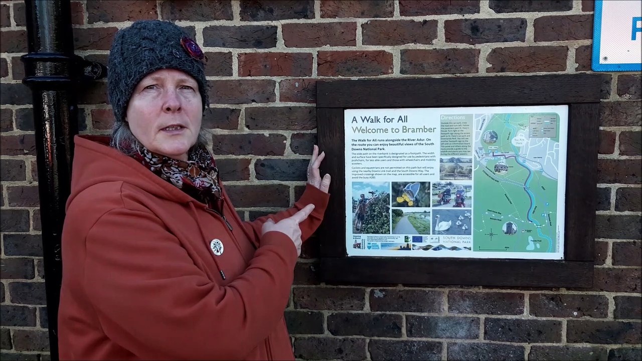 West Sussex Walks with Elaine Hammond Bramber A Walk For All - video ...