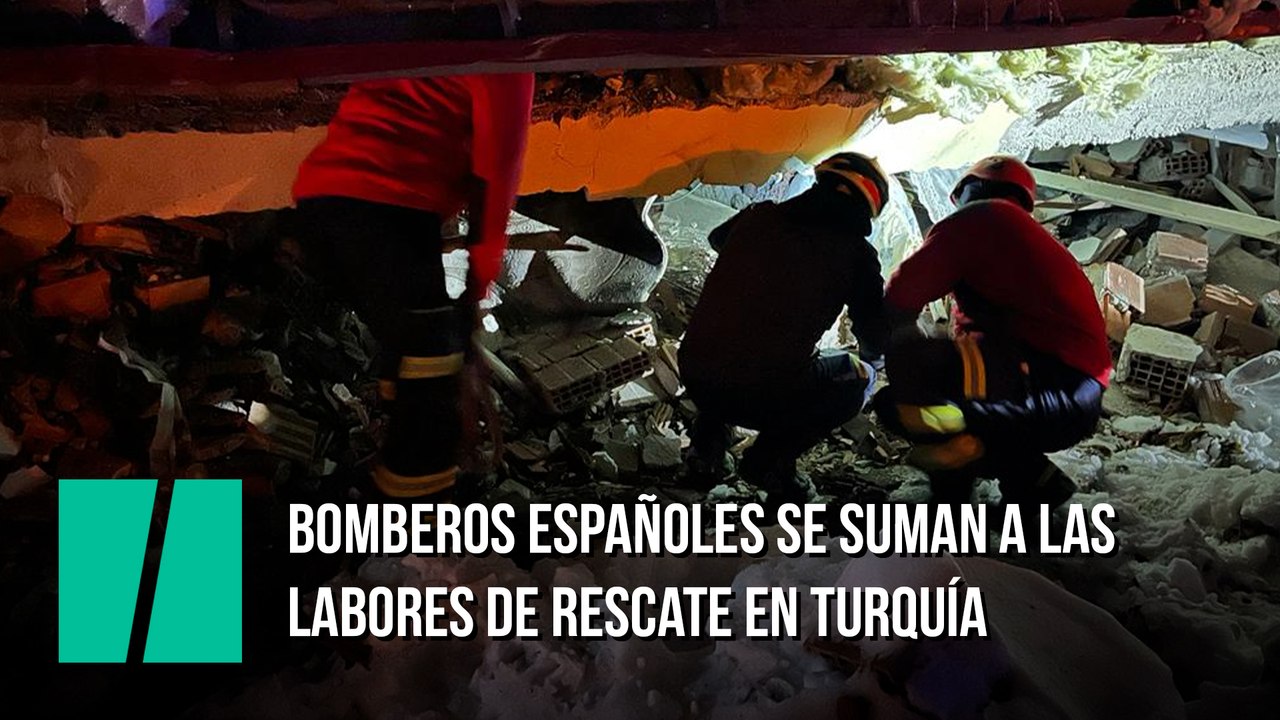 Bomberos españoles se suman a las labores de rescate en Turquía - Vídeo Dailymotion
