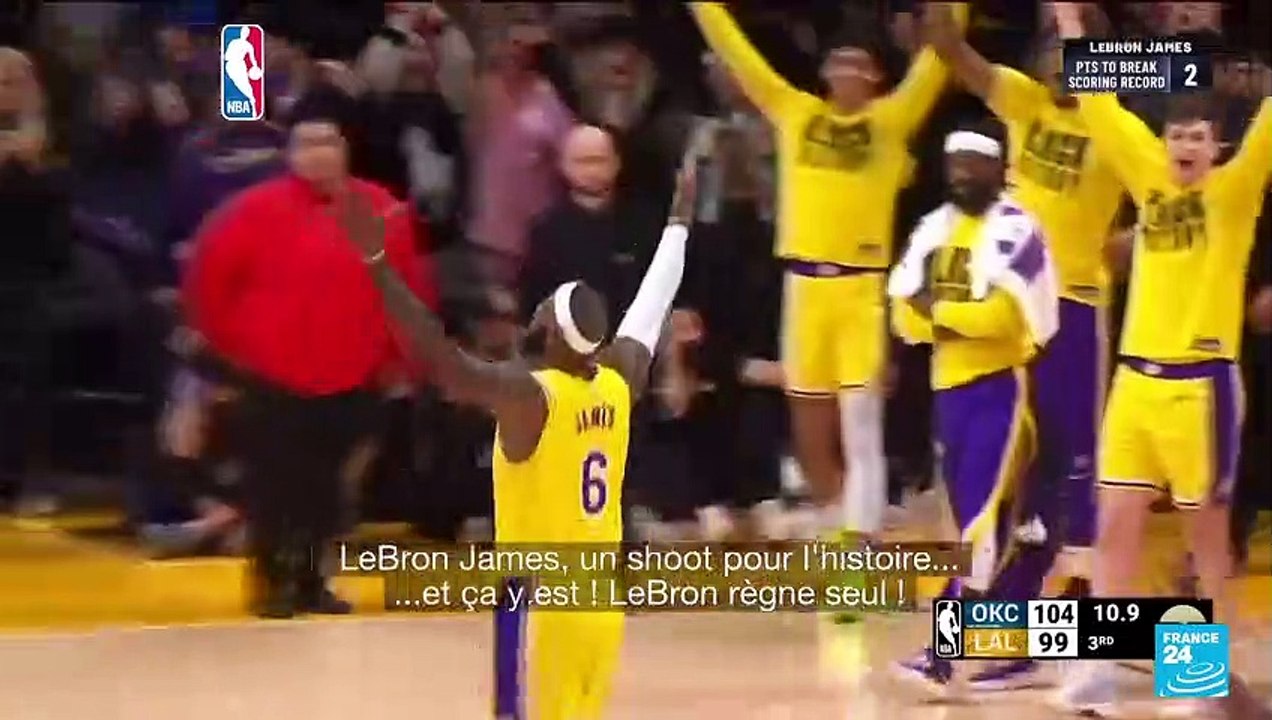 Lebron James détrône Abdul-Jabbar : le joueur sacré meilleur buteur de l'histoire de la NBA ...