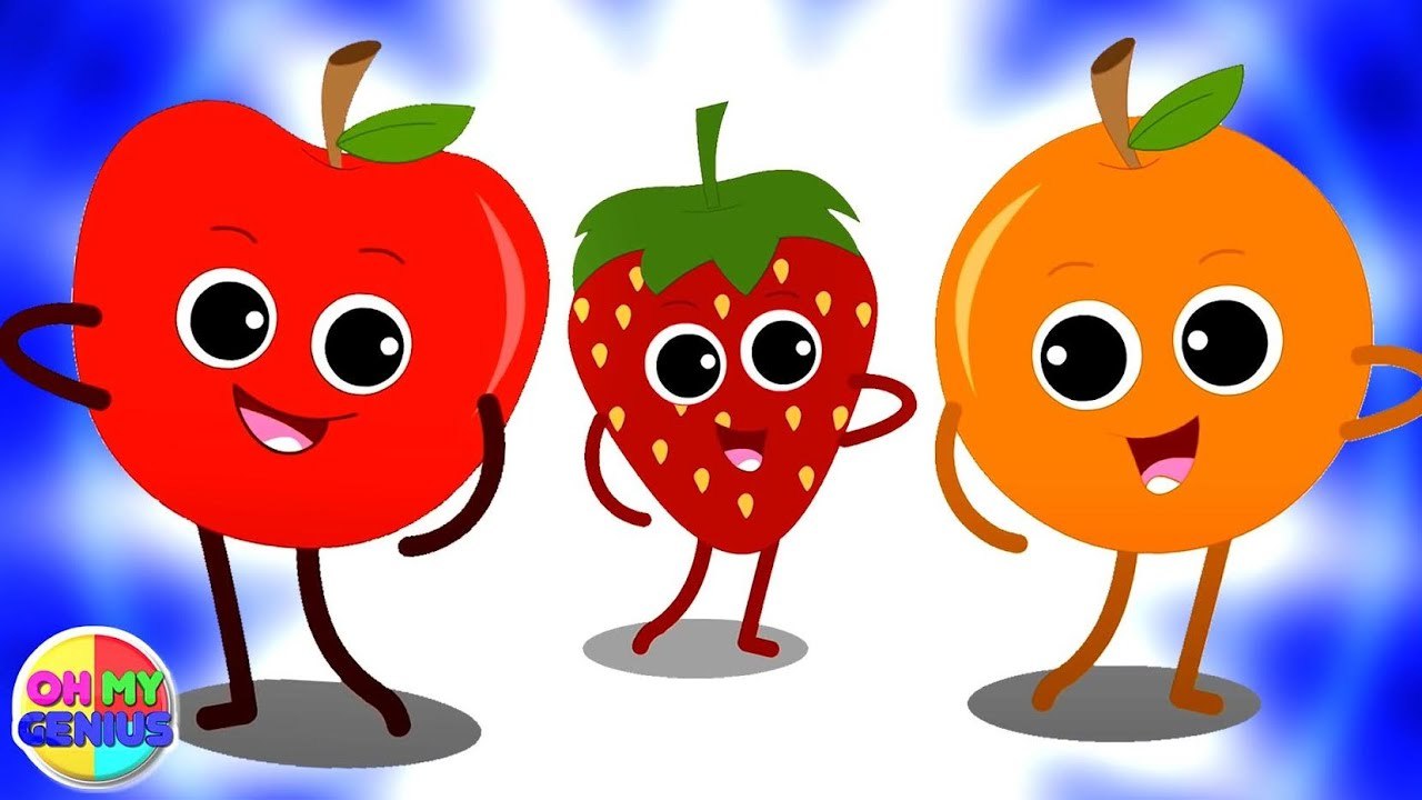 Five Little Fruits + More Nursery Rhymes And Children Songs - video ...