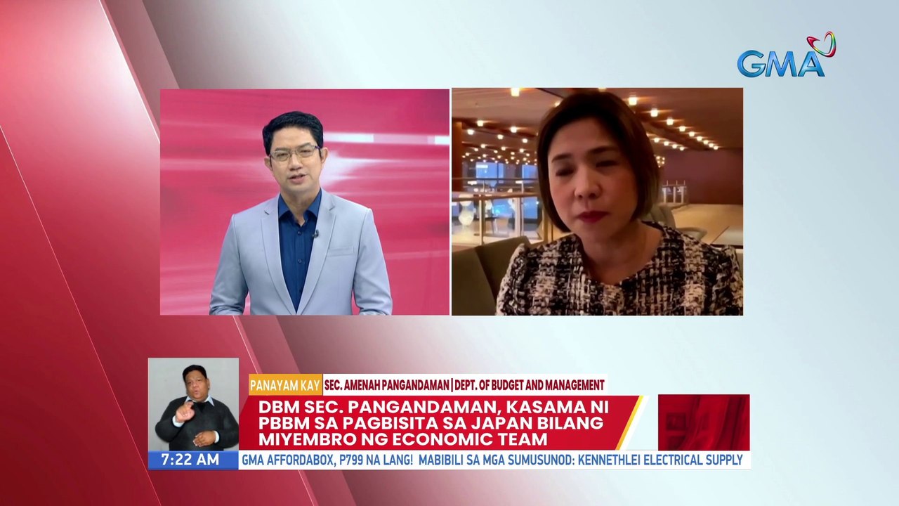 DBM Sec. Pangandaman, kasama ni PBBM sa pagbisita sa Japan bilang miyembro ng economic team | UB ...