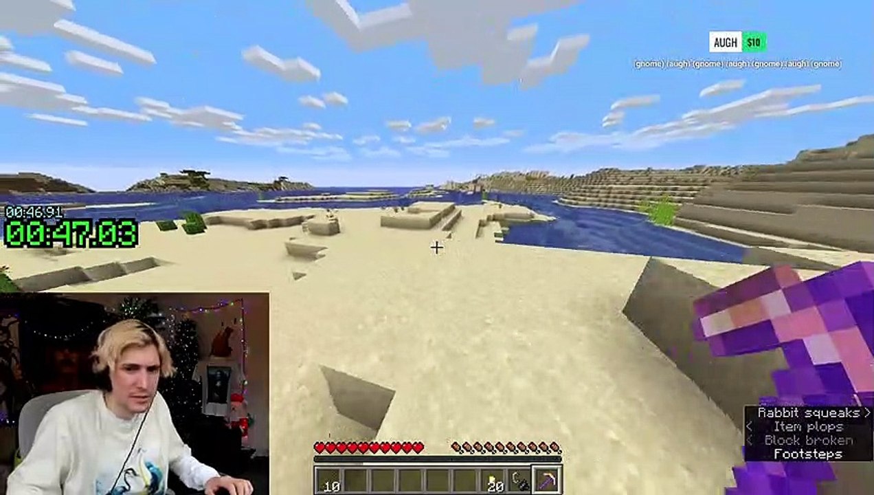 xQc plays Minecraft - Vidéo Dailymotion