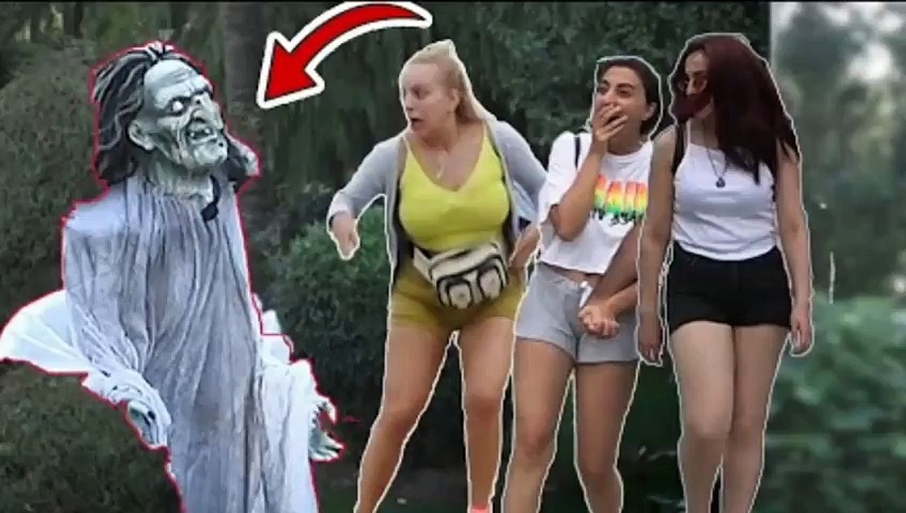SCARY HALLOWEEN GHOST PRANK 2 AWESOME REACTION - video Dailymotion