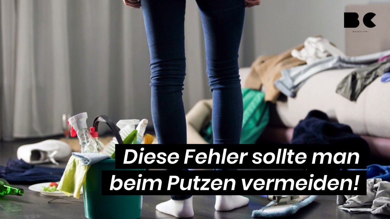 Diese Fehler sollte man beim Putzen vermeiden! - video Dailymotion