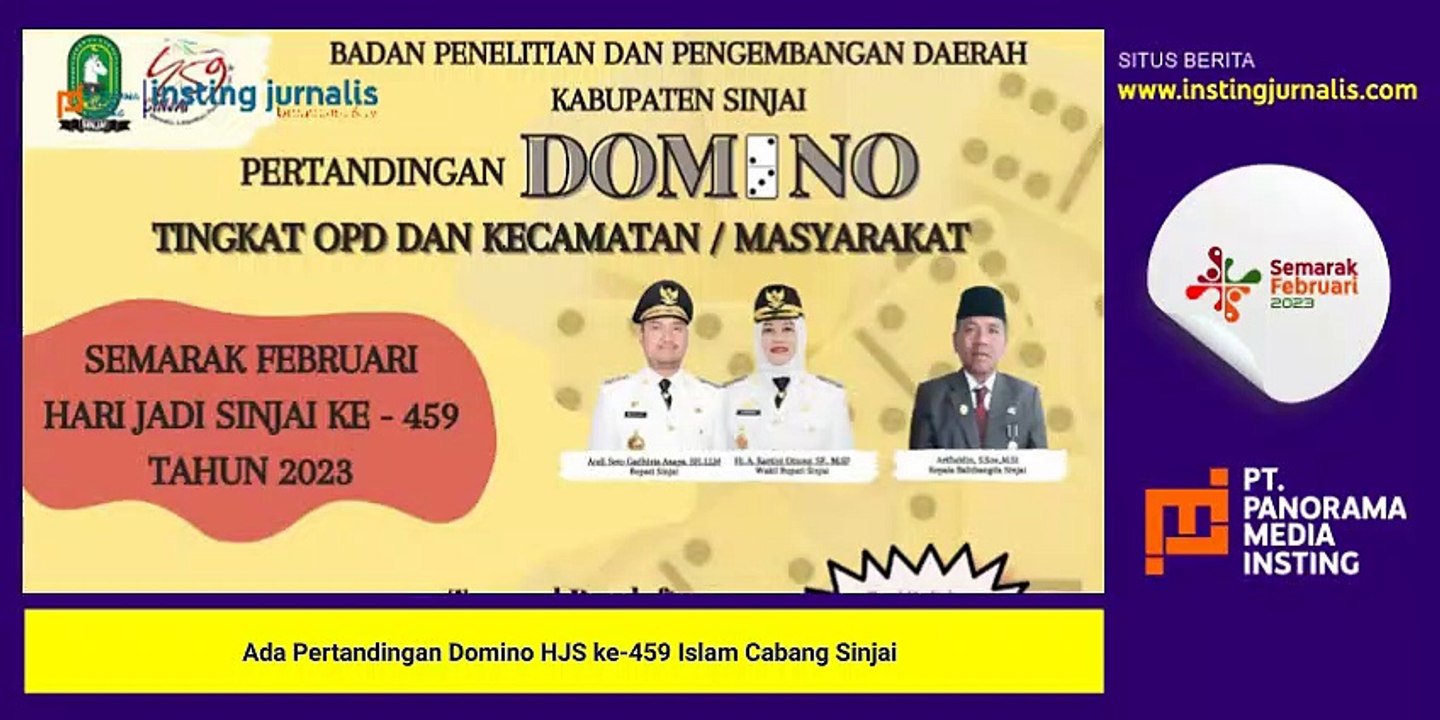 Daftar Sekarang, Ada Pertandingan Domino HJS ke-459 - Video Dailymotion