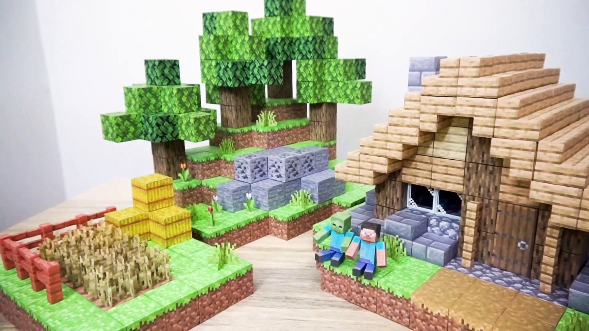 Papercraft Minecraft Villager House