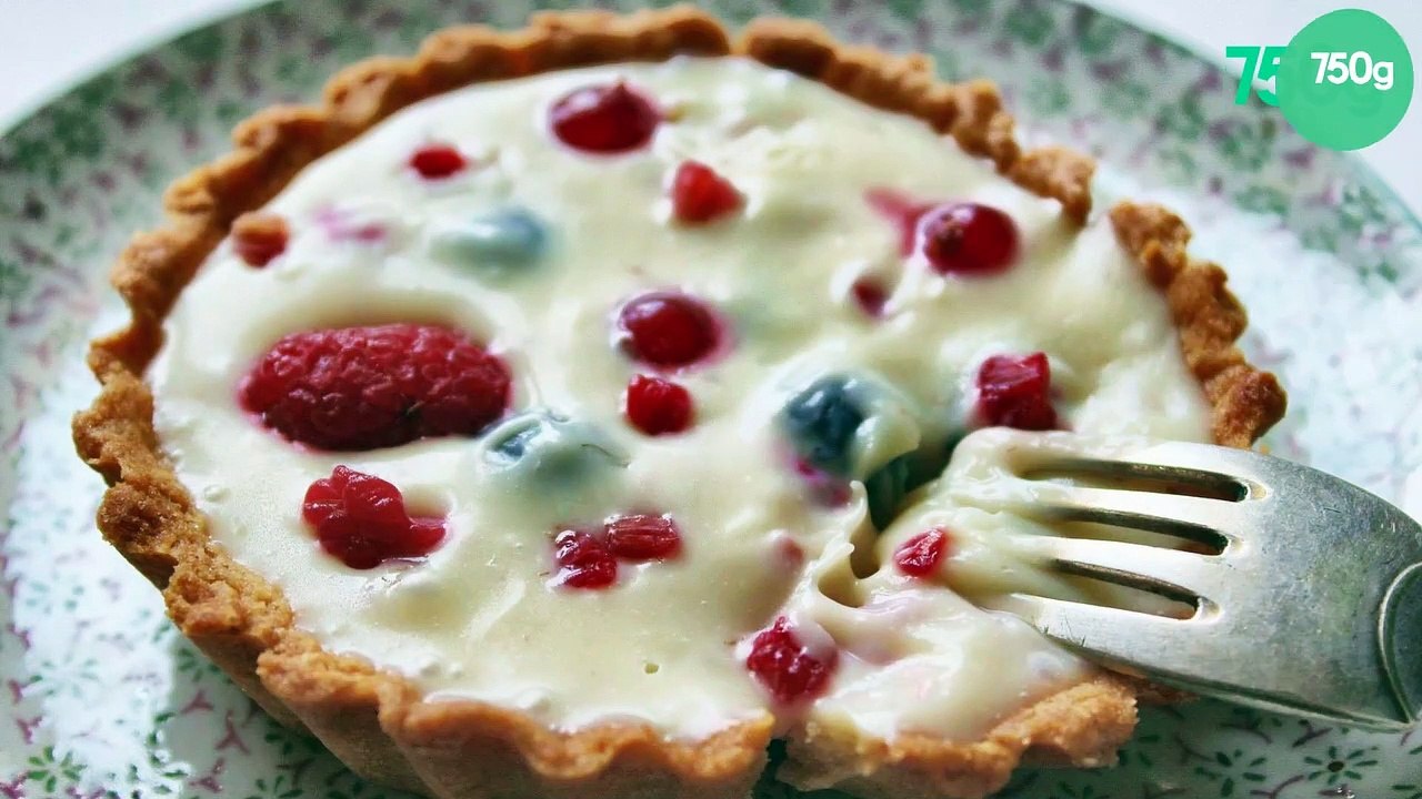 Tartelettes au chocolat blanc et aux fruits rouges - Vidéo Dailymotion