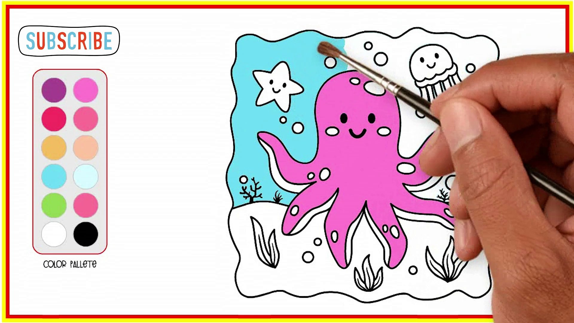 Octopus Drawings For Kids