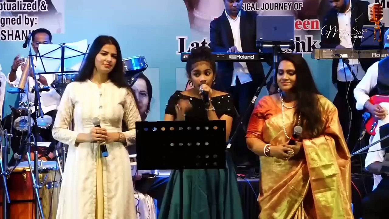 Priyanka Mitra , Gul Saxena & Vishwaja Jadhav Live Cover Lata ...