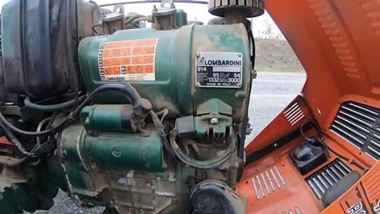Tractor Goldoni 933 RS DT | Tuning the diesel flow of the Lombardini ...