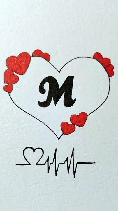 M letter name status_ M love status_ Name art Video_ 2023 - video ...