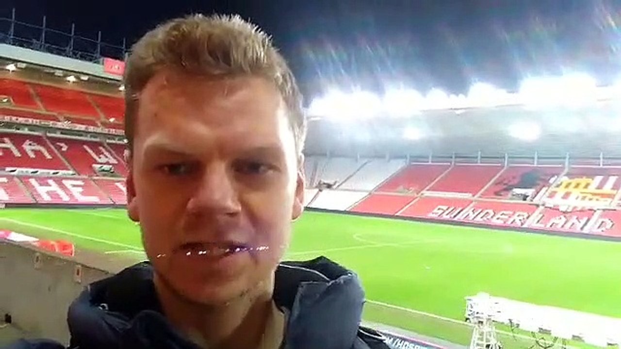 Joe Nicholson reacts as Sunderland draw with Bristol City after late ...