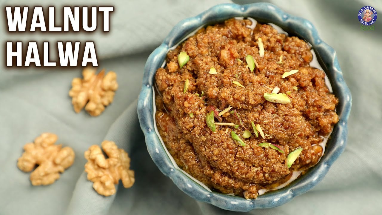Walnut Halwa Recipe | How To Make Akhrot Halwa at Home | Sweet using ...