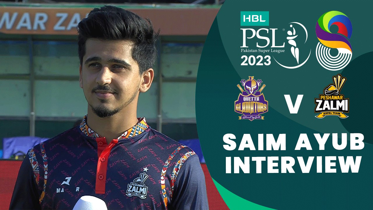 Saim Ayub Interview | Quetta Gladiators vs Peshawar Zalmi | Match 9 ...