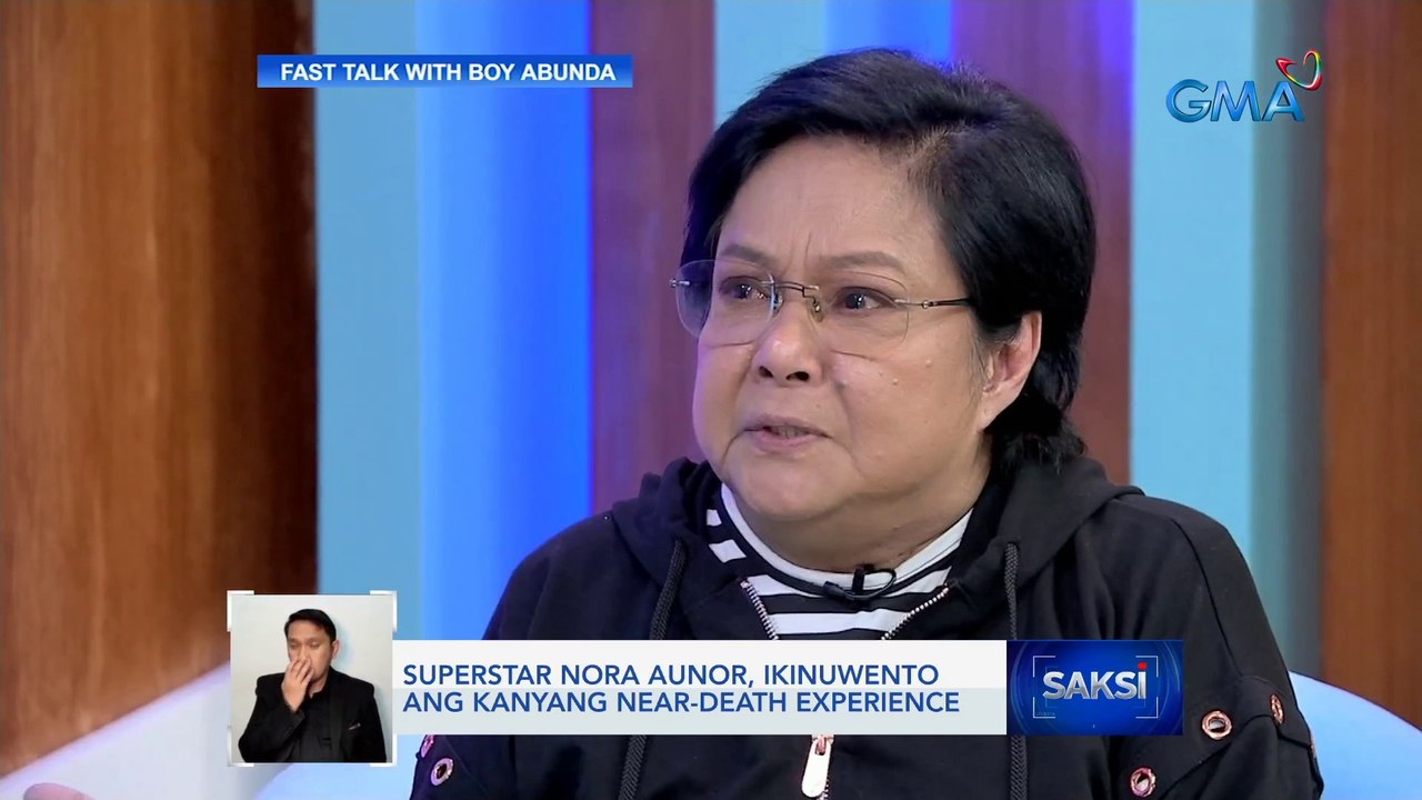 Superstar Nora Aunor, ikinuwento ang kanyang near-death experience ...