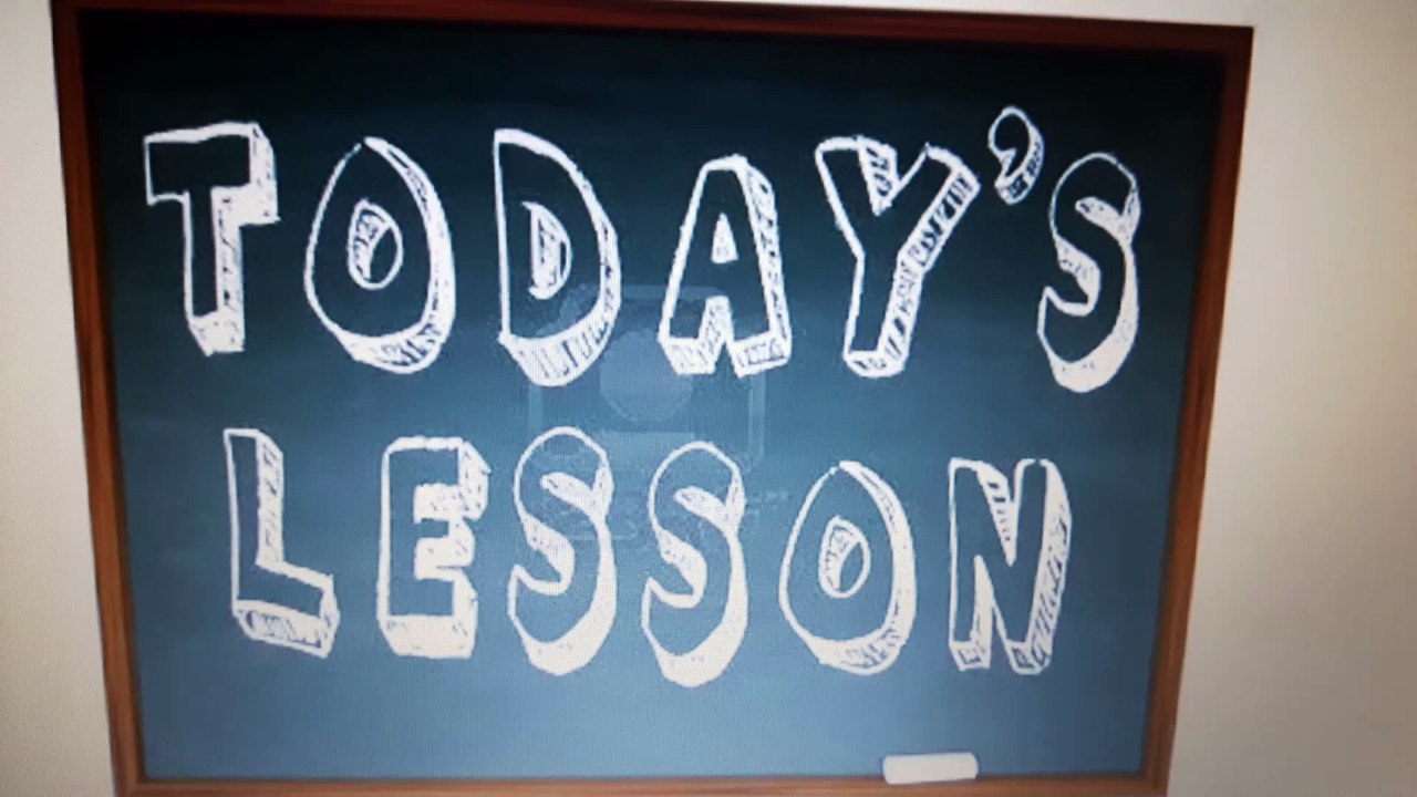 Today's Lesson - video Dailymotion