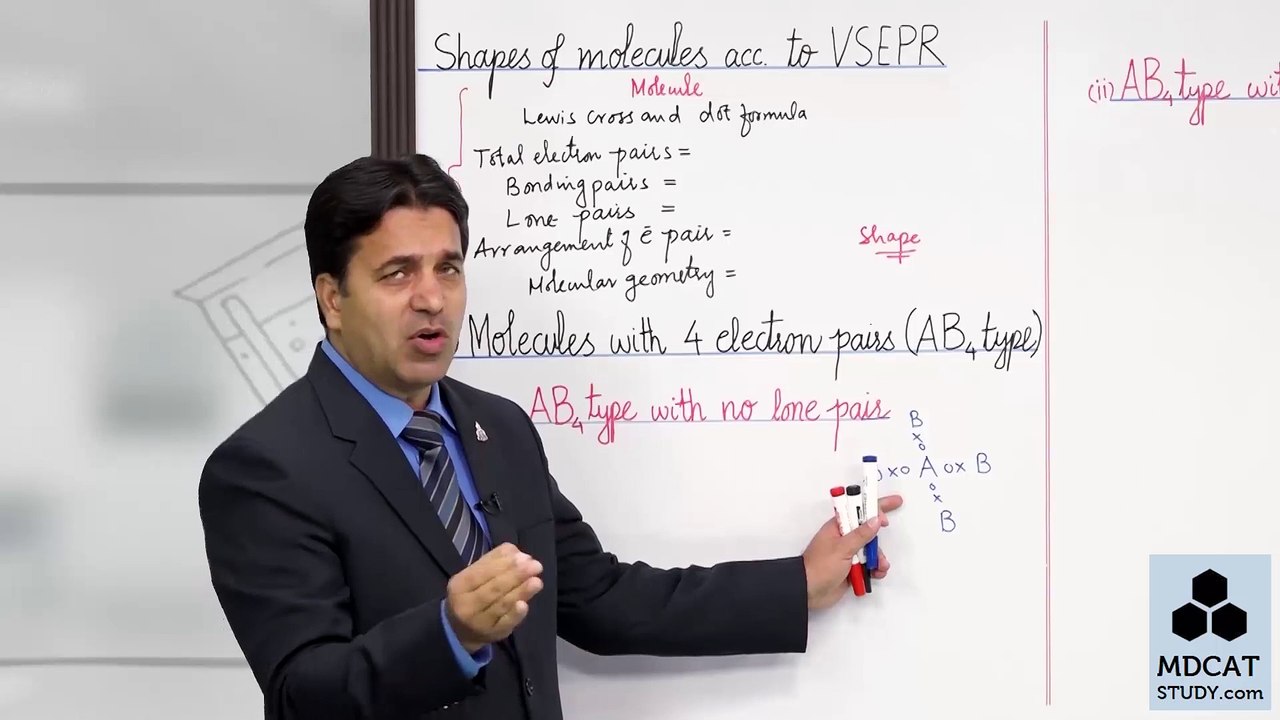 (13) VSEPR THEORY (C) / Lecture No.13 Chapter 6 Class 11 by PGC / PGC LECTURES / SIR WAJID ALI ...