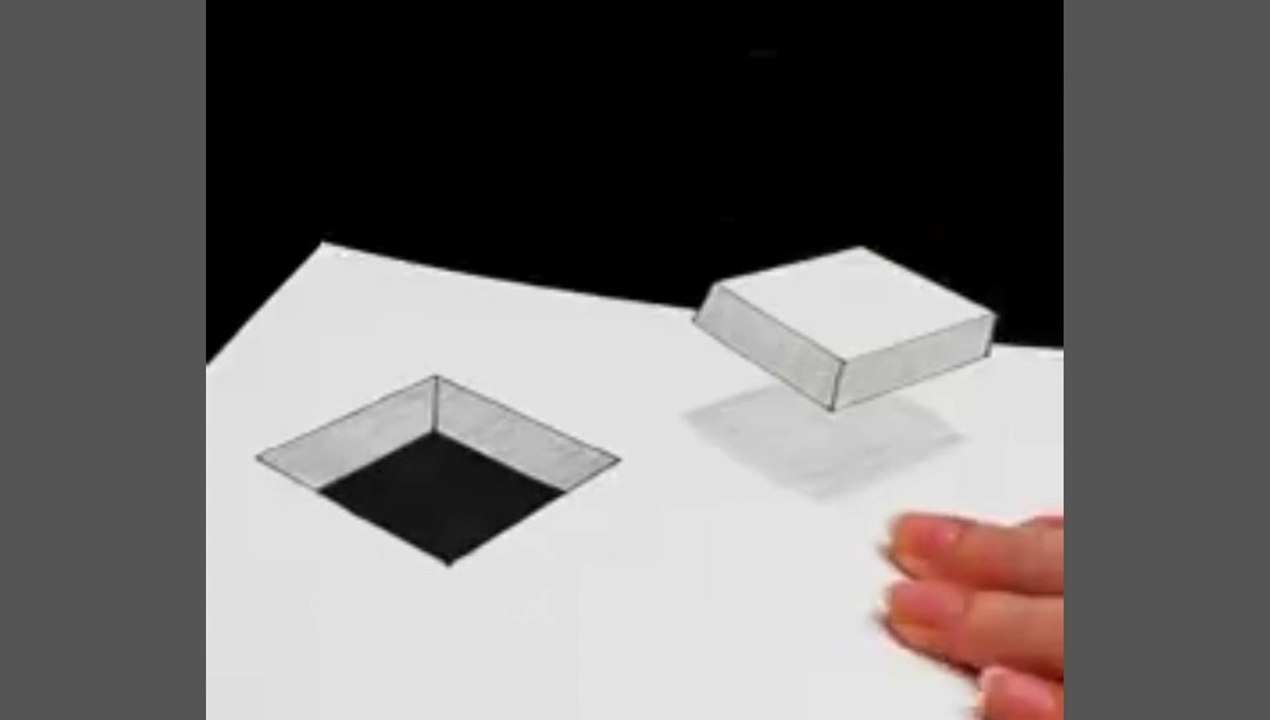 How to draw 3d box design pencil sketch art drawing | Dailymotion top ...