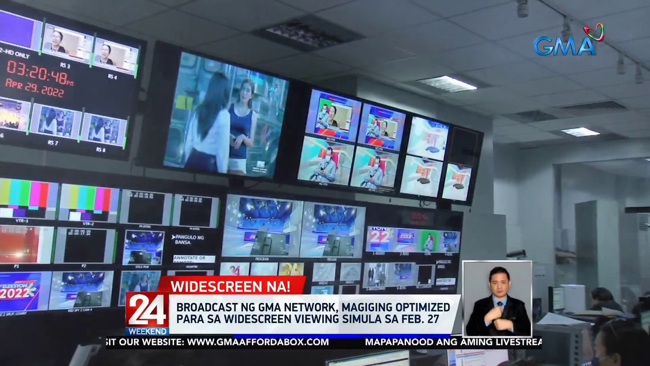 Broadcast ng GMA Network, magiging optimized para sa widescreen viewing ...