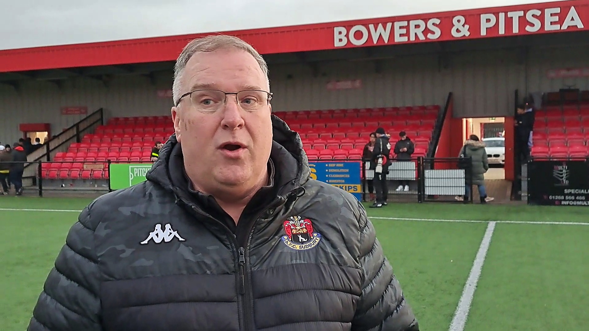 AFC Sudbury manager Rick Andrews proud of side's display in 3-2 defeat ...